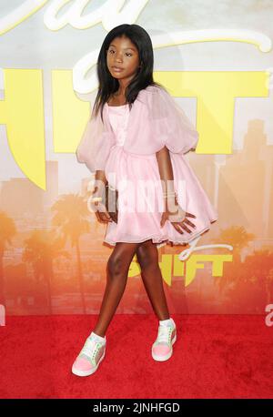 Amani Diggs at the Day Shift Premiere at Regal LA Live on August 10 ...