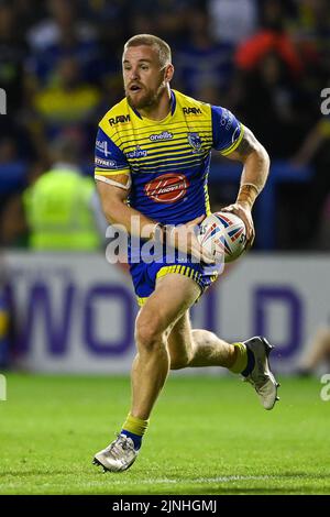 Matt Dufty #36 of Warrington Wolves runs in a try Stock Photo - Alamy
