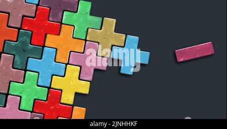 The pluses out weigh the minuses in this 3-d illustation with copy ...