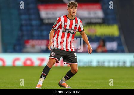 Oliver Arblaster #30 of Sheffield United during the Sky Bet ...