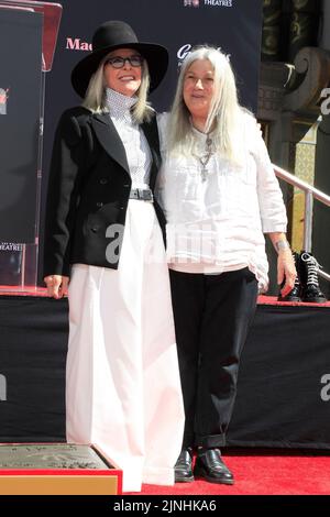 Diane Keaton and Dorrie Hall at Diane Keaton Hand- and Footprint ...