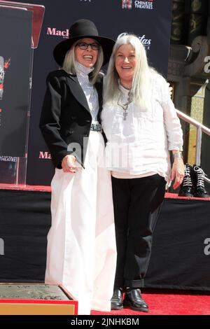 Diane Keaton and Dorrie Hall at Diane Keaton Hand- and Footprint ...