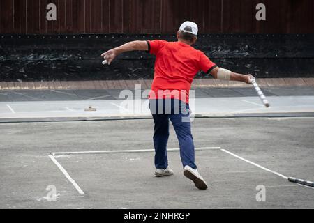 Gorodki - a Russian folk sports game. In this game you need specific ...