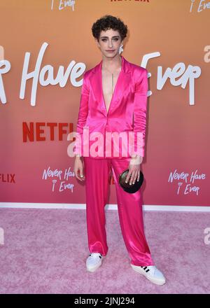 Westwood, USA. 11th Aug, 2022. Dino Petrera walking on the red carpet ...