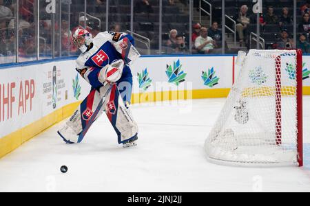 Edmonton, Canada. 11th Aug, 2022. Canada's Connor Bedard (16) and ...