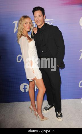 HOLLYWOOD, CA - AUGUST 11: (L-R) Cassie Randolph and Brighton Reinhardt ...