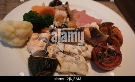 Self Serve Epicurean Lunch Buffet Plater Stock Photo - Alamy