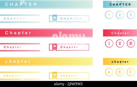 Gradient design of headings such as titles Stock Vector Image & Art - Alamy