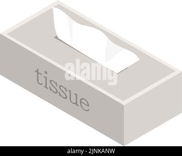 tissue paper isometric icon vector illustration Stock Vector Image ...