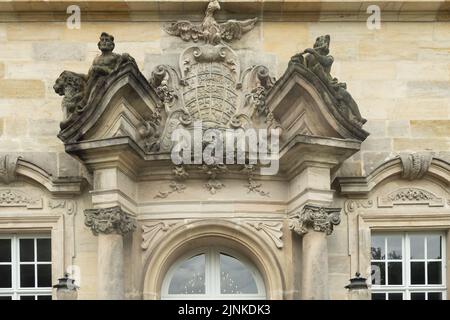 Bayreuth Hermitage - Entrance To The North Wing Of The Old Palace Stock ...