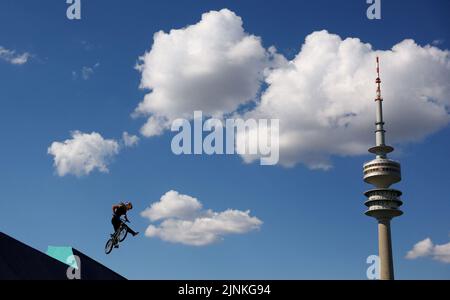 Lara Lessmann (Germany). BMX Freestyle women. European Championships ...