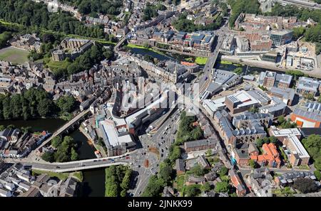 aerial view of Durham city centre Stock Photo - Alamy