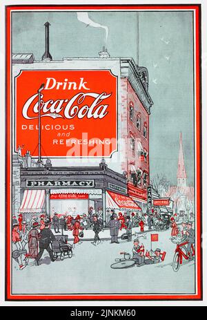 1920s USA Coca-Cola Magazine Advert Stock Photo - Alamy