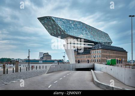 antwerp, port house, havenhuis, antwerps Stock Photo - Alamy