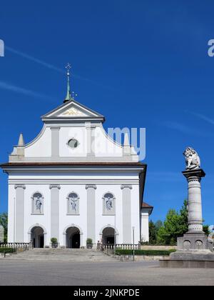 City of Sempach with church Stock Photo - Alamy