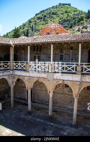 Mistra, Greece, July 20, 2022. The city of Mistra or Mystrás is an ...
