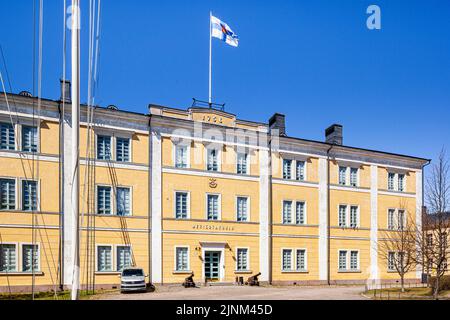 The Finnish Naval Academy Merisotakoulu (MERISK) at Suomenlinna Pikku ...