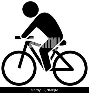 Icon that recommends commuting by bicycle Stock Vector Image & Art - Alamy