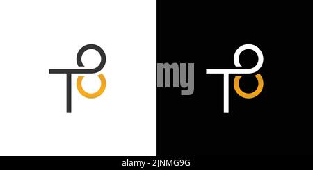 Modern and unique letter T8 initials logo design Stock Vector Image ...