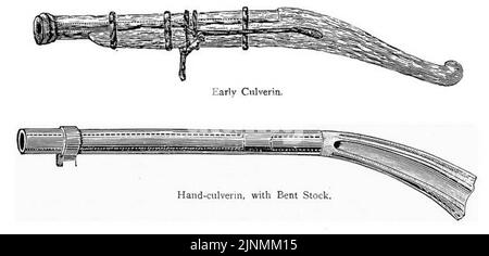 Early culverin Below: Hand culverin with bent stock Stock Photo - Alamy