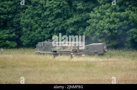 British army self propelled M270 Multiple Launch Rocket System (MLRS ...