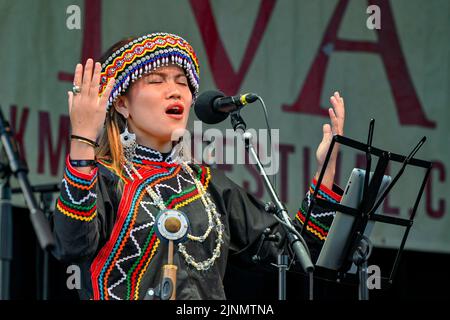 Taiwanese Indigenous musicians Kanatal, Mission Folk Music Festival ...