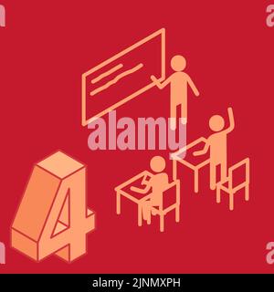SDGs Goal 4, Quality education Stock Vector Image & Art - Alamy