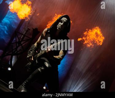 Behemoth performing live on stage during Wacken Open Air Festival in ...