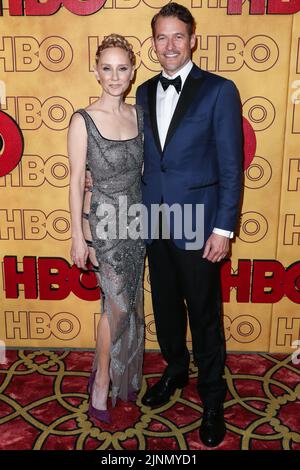 Actress Anne Heche and boyfriend James Tupper arrive at HBO's Post Emmy ...