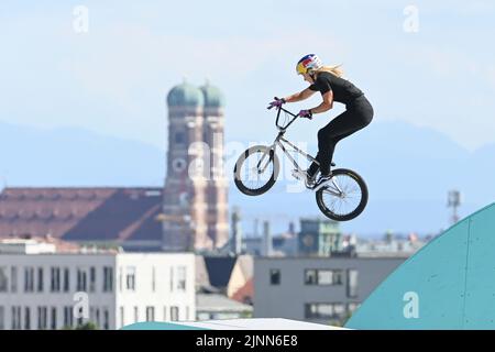 Lara Lessmann (Germany). BMX Freestyle women. European Championships ...