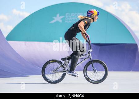 Lara Lessmann (Germany). BMX Freestyle women. European Championships ...