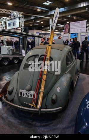 Car, VW, Volkswagen, pretzel beetle, model year 1949-1953, black ...