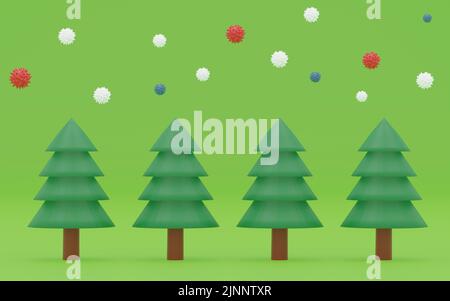 3DCG Image of cedar pollen flying Stock Photo - Alamy