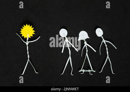 Spread positivity and be a ray of sunshine or light to other people ...