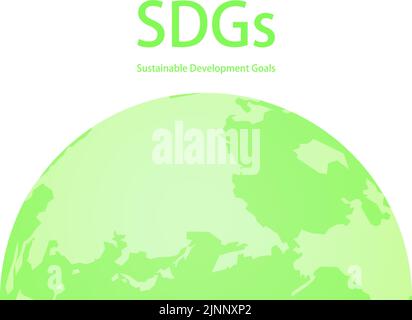 SDGs, green earth and SDGs text Stock Vector Image & Art - Alamy
