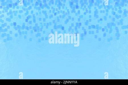 3DCG Summer sea image, cube abstract, copy space Stock Photo - Alamy