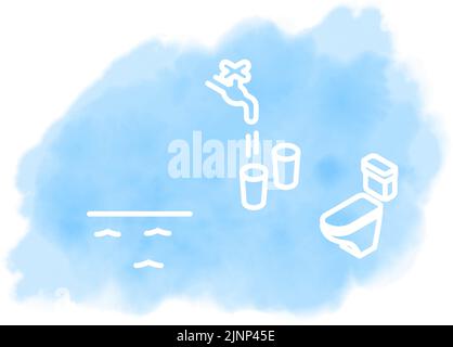 SDGs Goal 6, Clean water and sanitation - Translation: Clean water and ...