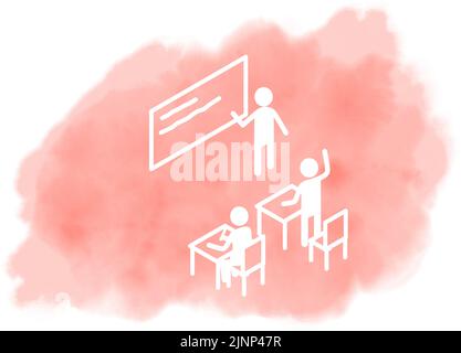 Watercolor style, SDGs Goal 4, Quality education - Translation: Quality ...