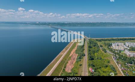 The Imperial Bridge is a combined automobile and railway bridge across ...