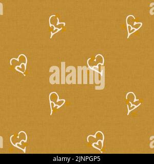 Gender neutral love heart seamless raster background. Simple purple ...