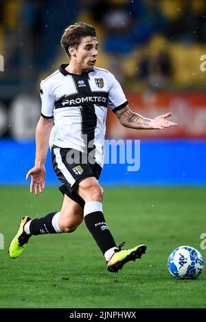 Adrian Bernabe of PARMA CALCIO in action during the Serie B match ...