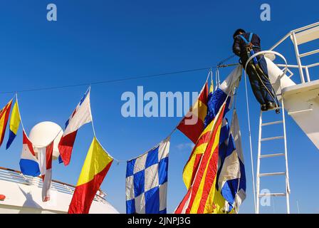 Dress ship is a nautical term for decorating a ship with International ...