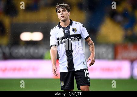 Adrian Bernabe of Parma Calcio looks on during the Serie A football ...