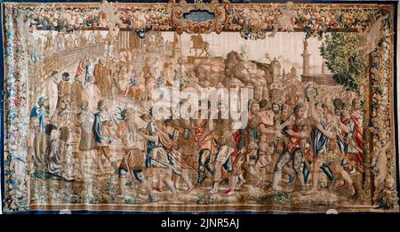 artwork inside Chateau de Chombard French Renaissance architecture ...