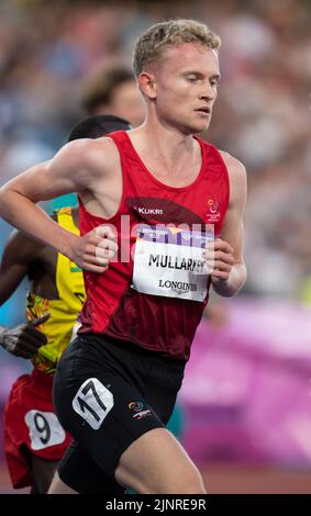 David Mullarkey of Isle of Man competing in the men’s 5000m final at ...