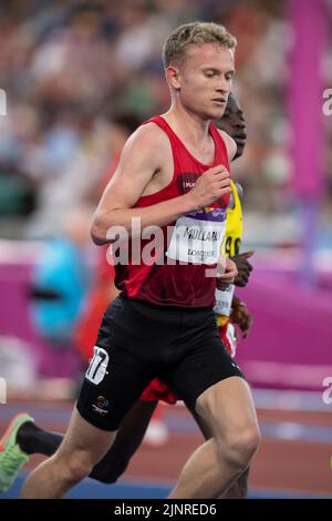 David Mullarkey of Isle of Man competing in the men’s 5000m final at ...