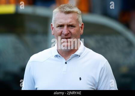 Dean Smith manager of Norwich City during the pre match warm up Stock Photo - Alamy