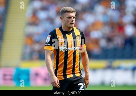 Regan Slater #27 of Hull City on the attack during the Sky Bet ...