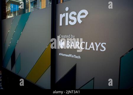 RISE London in Shoreditch. London Fintech. Barclays Rise program brings ...