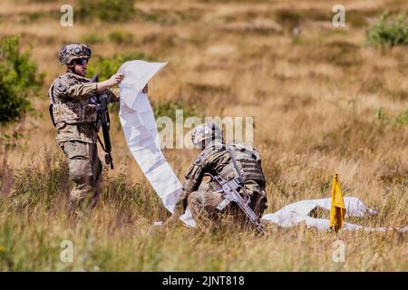 Simulate, Document And Analyze Battles. 11th July, 2022. Soldiers of ...